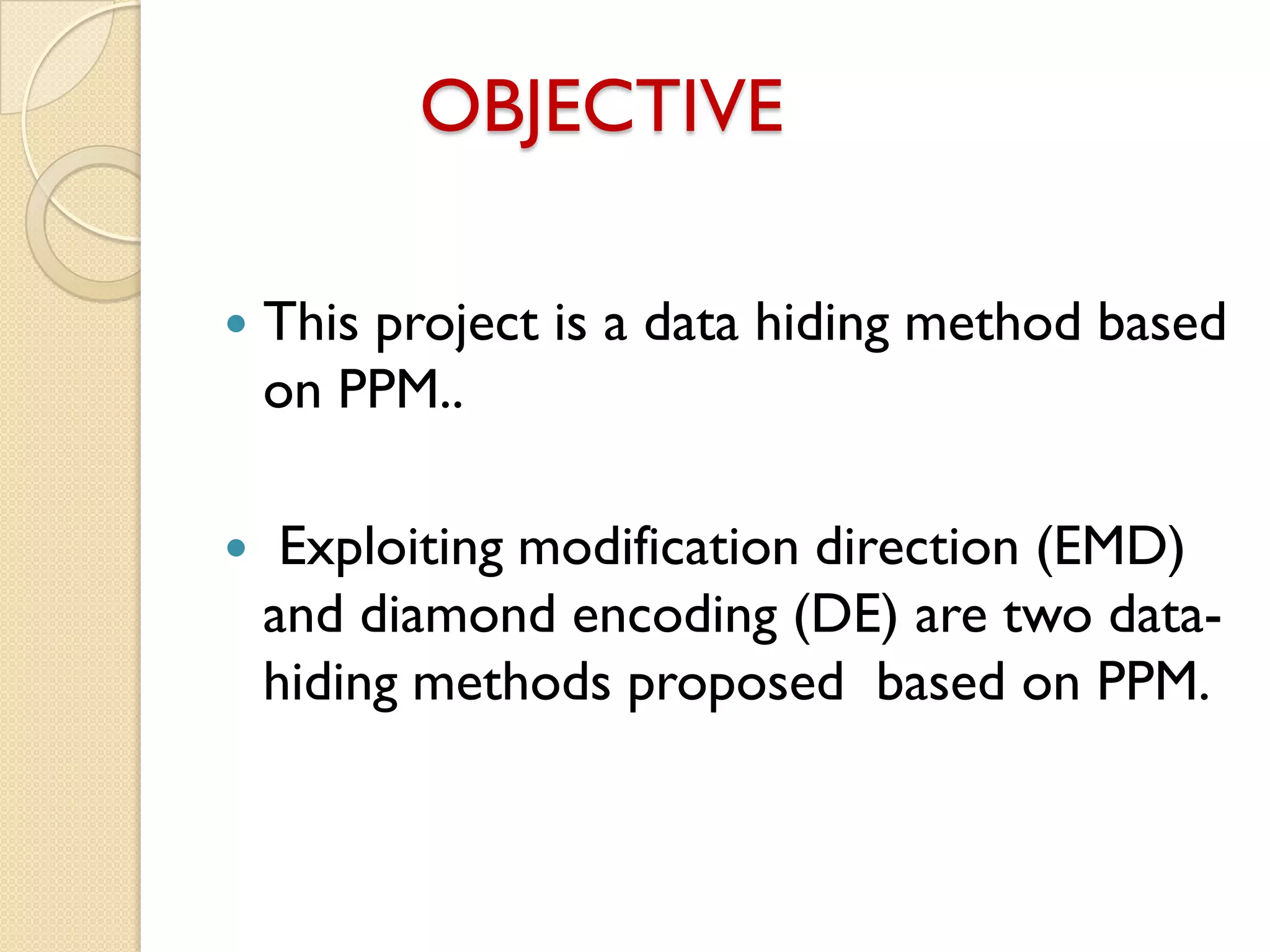 A Novel Data Embedding Method Using Adaptive Pixel Ppt