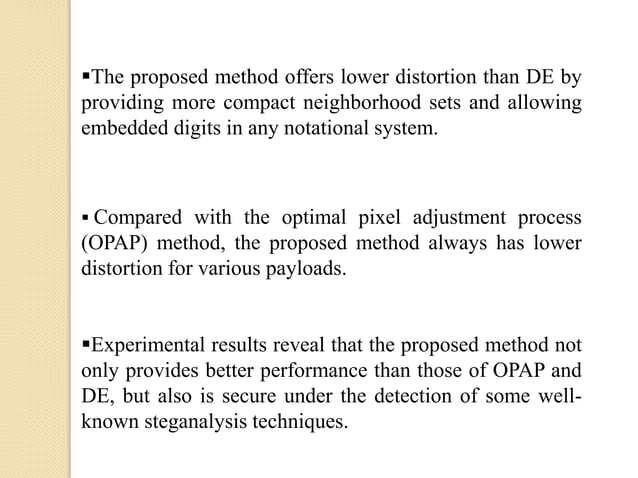 A novel data embedding method using adaptive pixel | PPTX