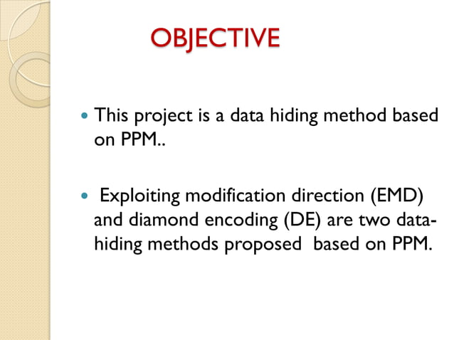A novel data embedding method using adaptive pixel | PPTX