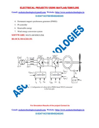 A Novel Design of PI Current Controller for PMSG-based Wind Turbine Considering Transient ...