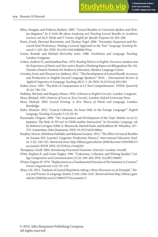 A Novel Framework For Teaching Academic Writing | PDF