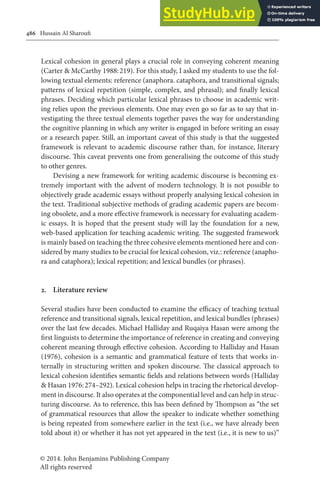 A Novel Framework For Teaching Academic Writing | PDF