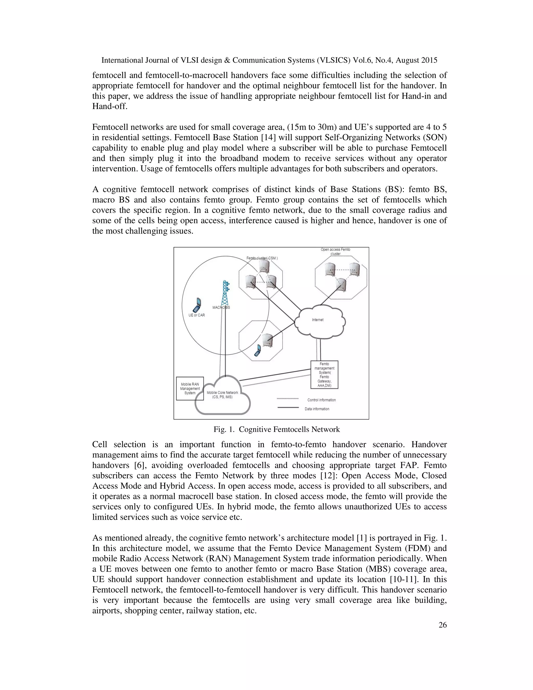 A Novel Handover Algorithm For Lte Pdf Computer Networking Computing