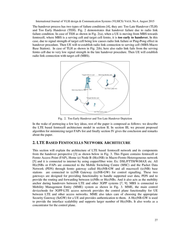A Novel Handover Algorithm For Lte Pdf Computer Networking Computing