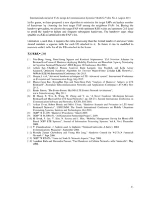 A novel handover algorithm for lte | PDF | Computer Networking | Computing