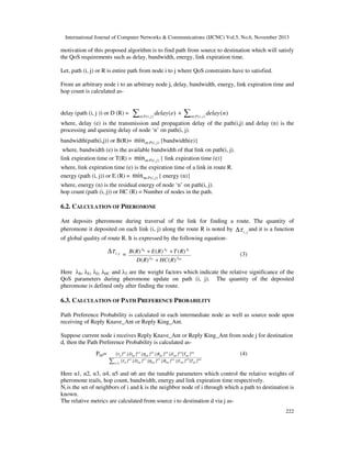 A novel hierarchical ant based qos aware intelligent routing scheme for manets | PDF | Computer ...