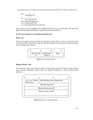 A novel hierarchical ant based qos aware intelligent routing scheme for manets | PDF | Computer ...