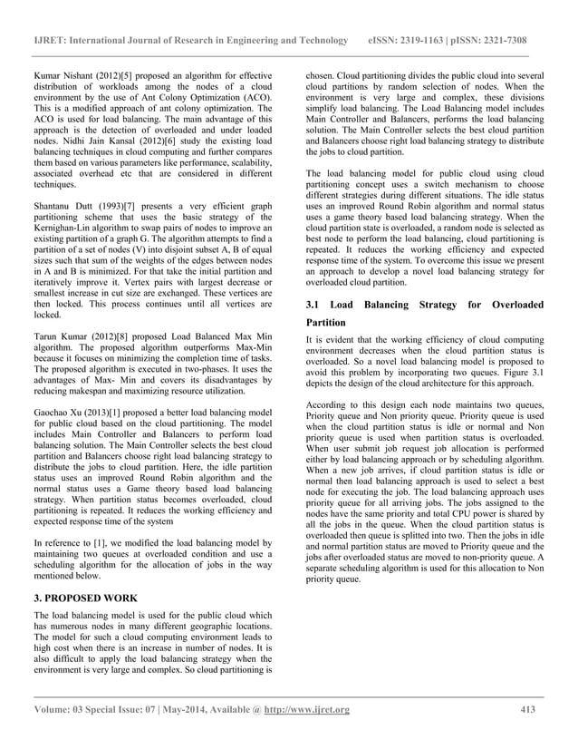 A Novel Load Balancing Model For Overloaded Cloud Pdf
