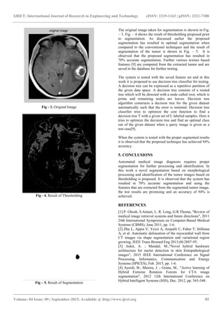 A novel medical image segmentation and classification using combined ...