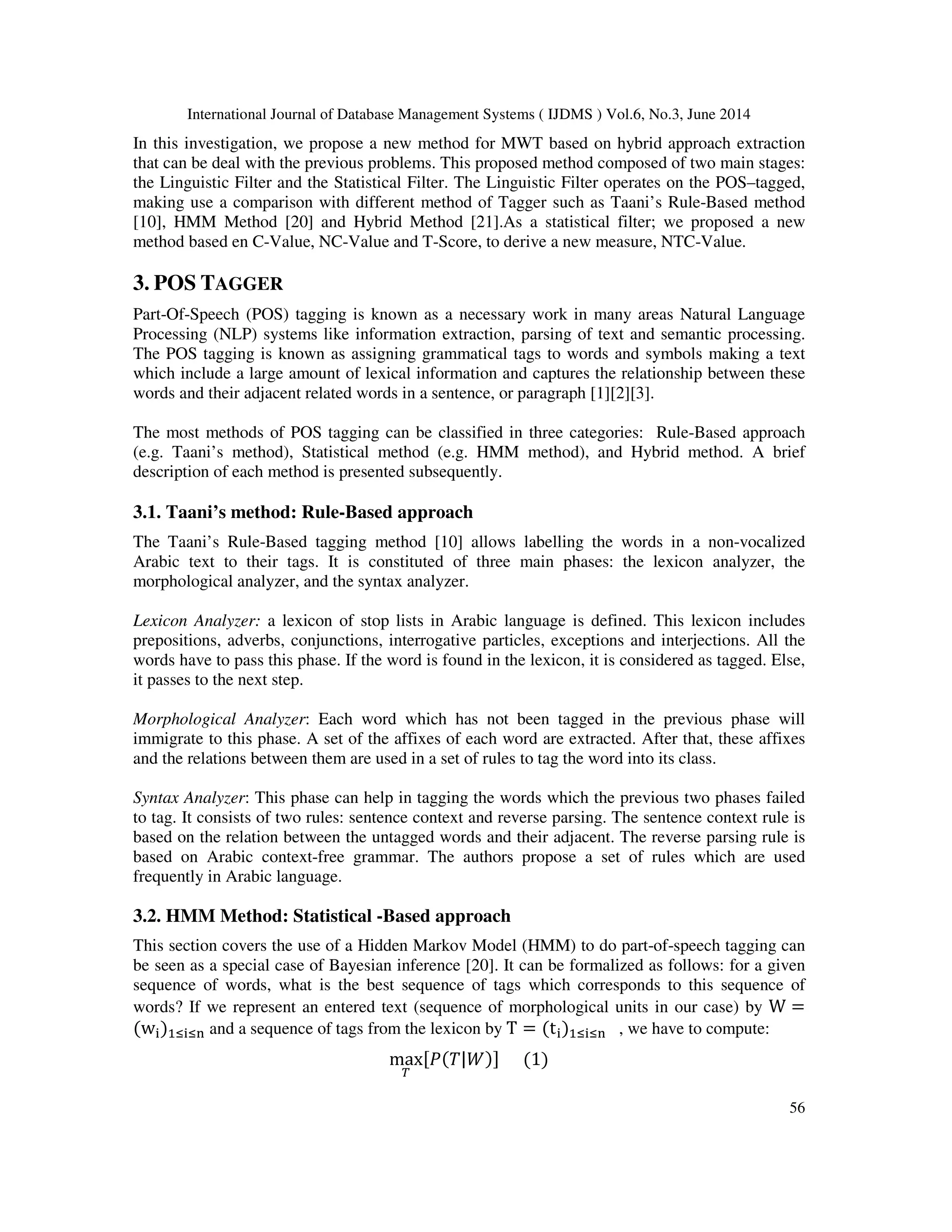 A novel method for arabic multi word term extraction | PDF