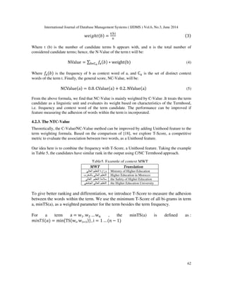 A novel method for arabic multi word term extraction | PDF | Technology & Computing