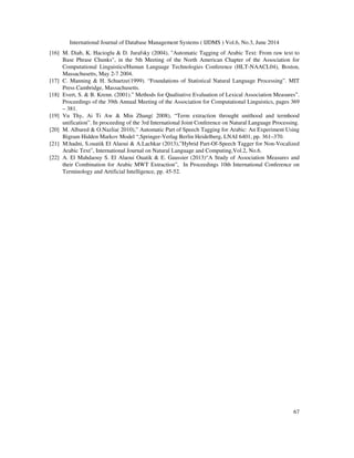 A novel method for arabic multi word term extraction | PDF | Technology & Computing