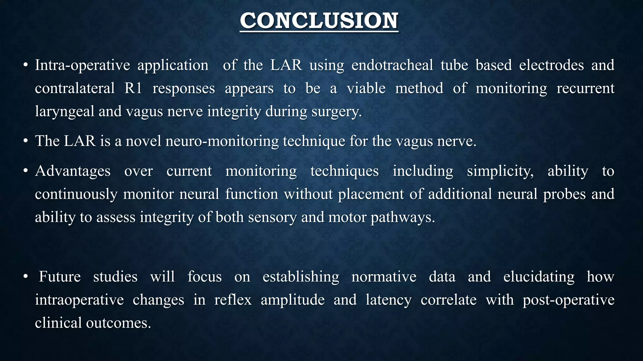 A novel methodology for assessing laryngeal and vagus nerve integrity ...