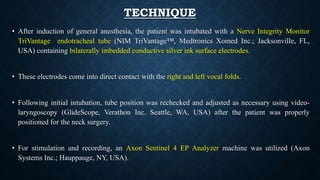A novel methodology for assessing laryngeal and vagus nerve integrity ...