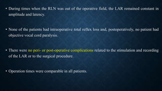 A novel methodology for assessing laryngeal and vagus nerve integrity ...