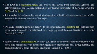 A novel methodology for assessing laryngeal and vagus nerve integrity ...