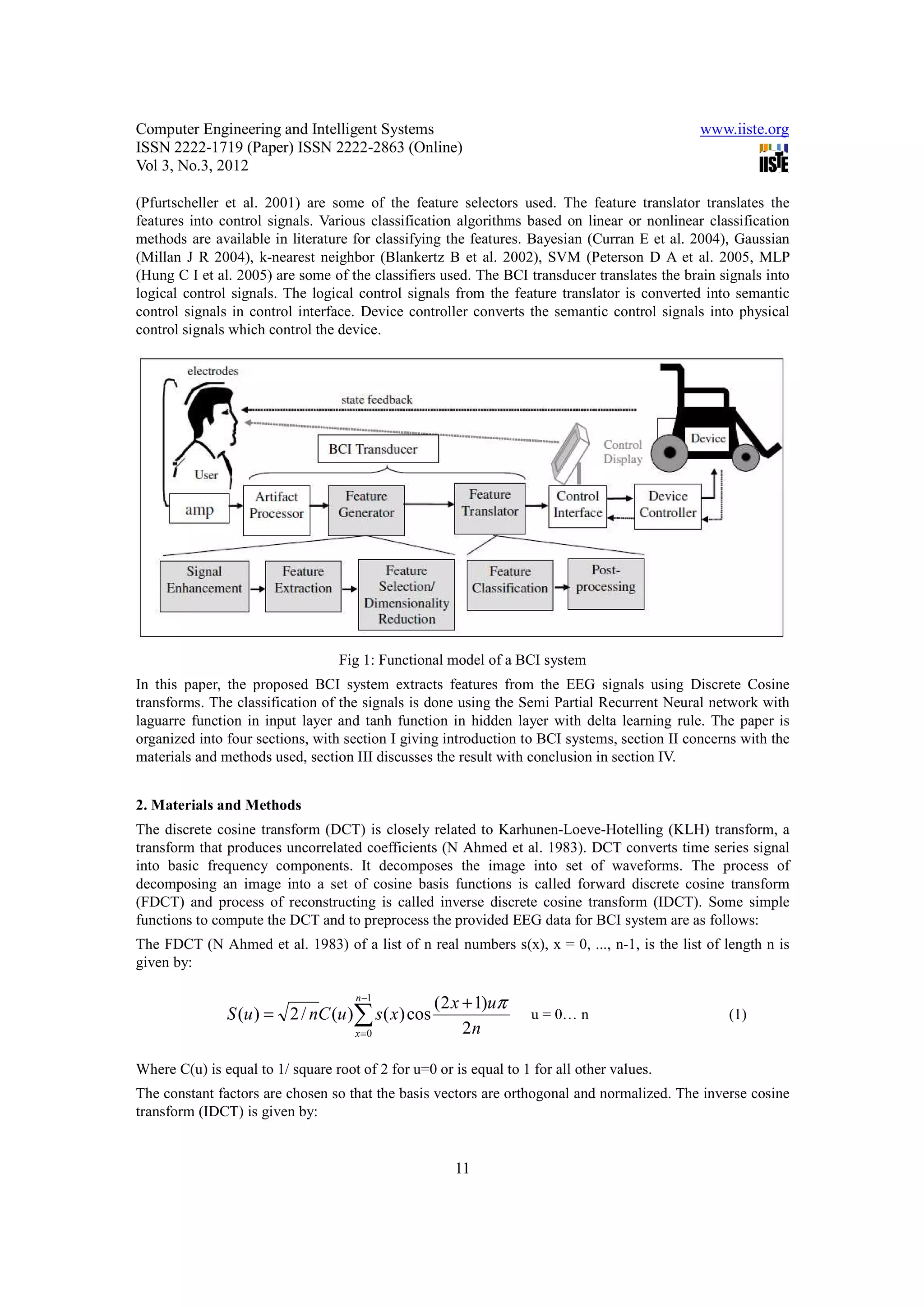A Novel Neural Network Classifier For Brain Computer Pdf