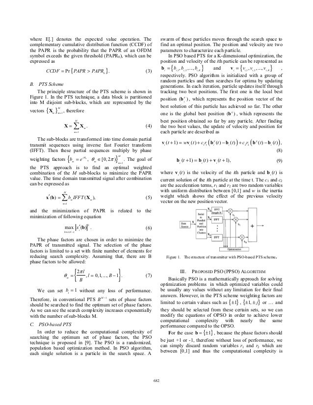 A Novel Particle Swarm Optimization For Papr Reduction Of Ofdm Systems