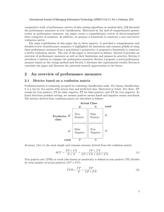A Novel Performance Measure for Machine Learning Classification | PDF