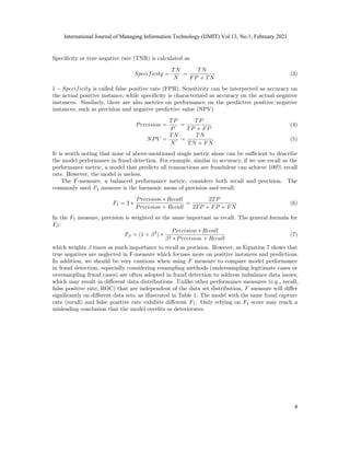 A Novel Performance Measure for Machine Learning Classification | PDF