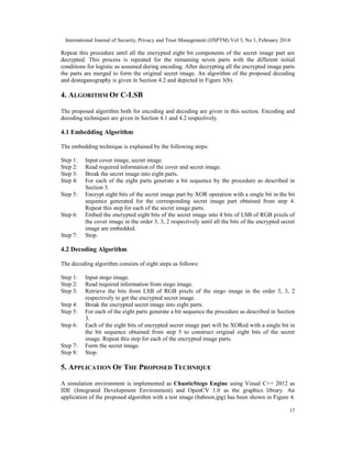 A novel secure image steganography method based on chaos theory in spatial domain | PDF