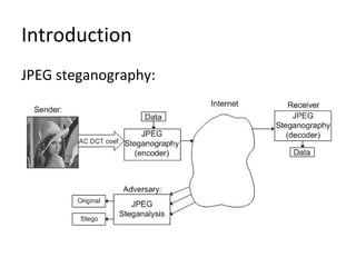 A novel steganographic method for jpeg images | PPT