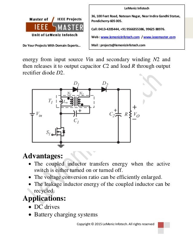 A Novel Switched Coupled Inductor Dc Dc Step Up Converter And Its Der…