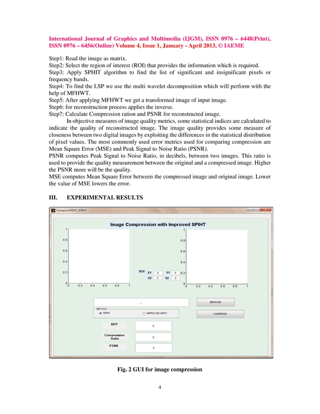 A Novel Technique In Spiht For Medical Image Compression Pdf