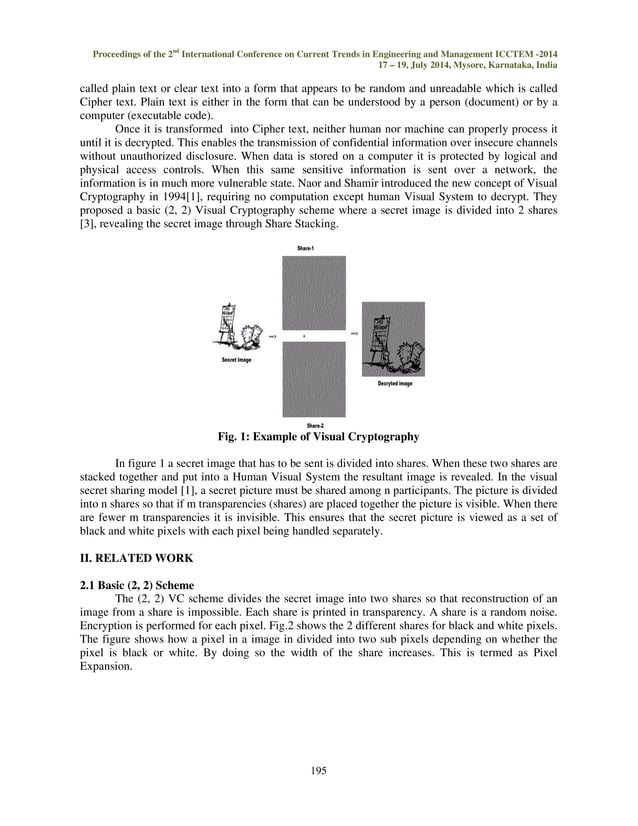 A novel technique of visual cryptography for maintaining the security ...