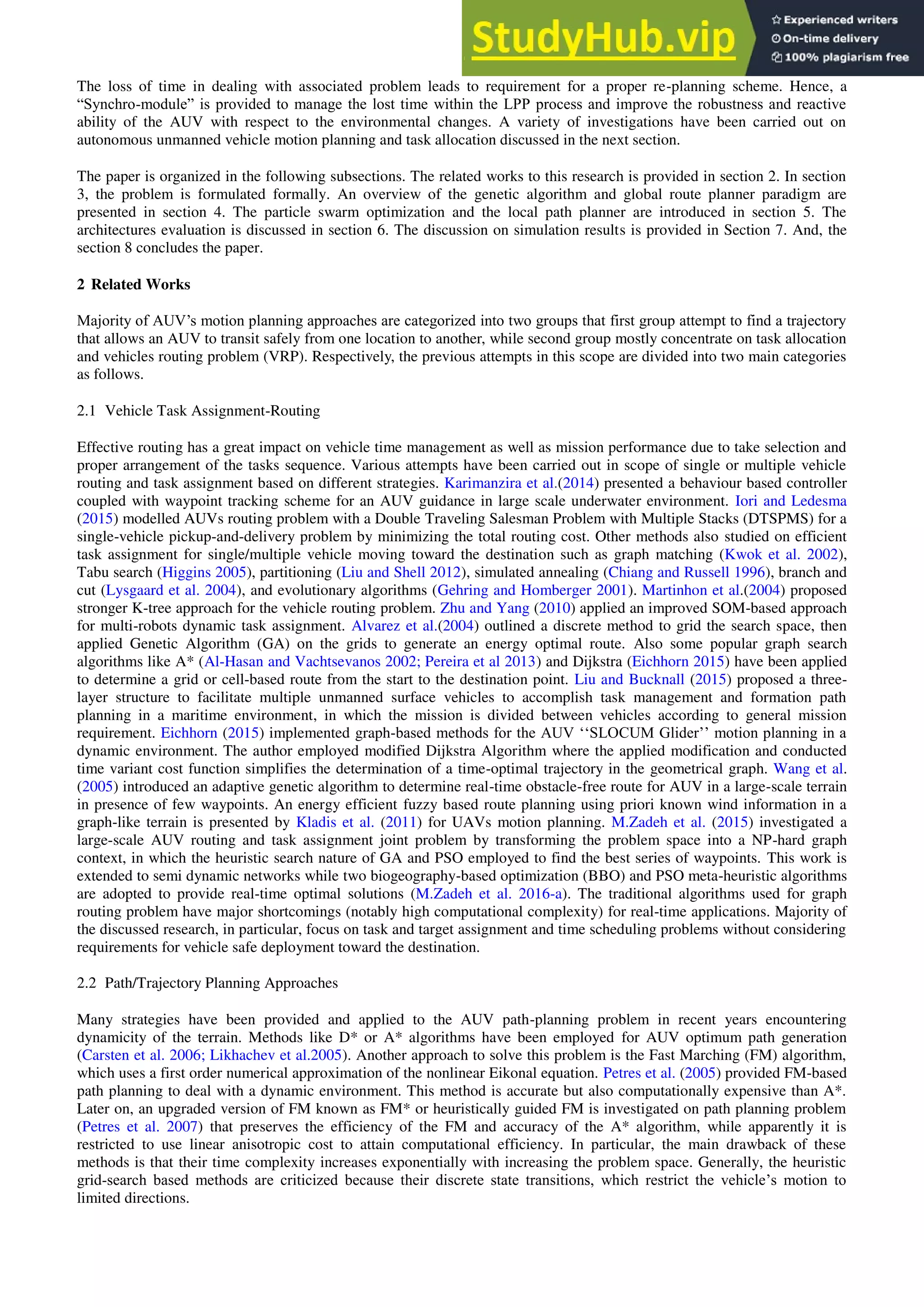 A Novel Versatile Architecture For Autonomous Underwater Vehicle S ...