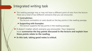 An overall study of TOEFL writing | PPTX