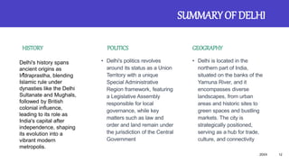 An Overlook of Delhi POWERPOINT PRESENTATION | PPTX