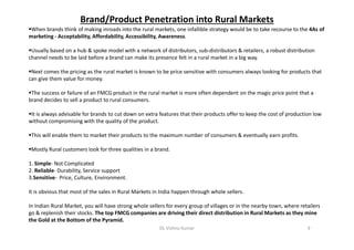 An overview about marketing, sales & distribution for fmcg sector | PDF