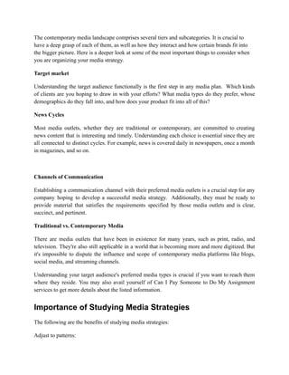 An Overview About Media Strategies and Its Types .pdf