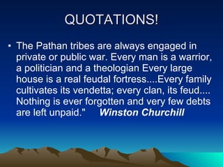 An overview of Pathans' Society | PPT | Islam | Religion & Spirituality