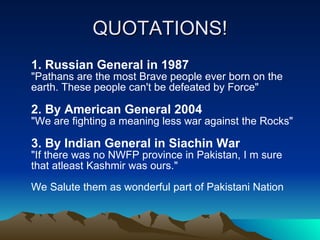 An overview of Pathans' Society | PPT