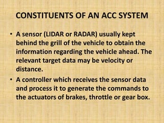 An overview of embedded systems in automobiles(With instructional videos) | PPTX