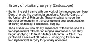 An Overview of Endoscopic endonasal Trans sphenoidal approach.pptx
