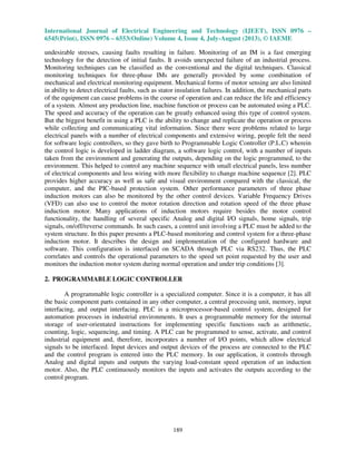An overview of a continuous monitoring and control system for 3 phase induct | PDF