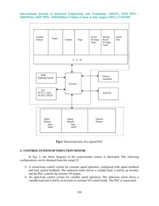 An overview of a continuous monitoring and control system for 3 phase ...