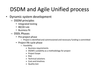 An overview of agile methodologies | PPTX