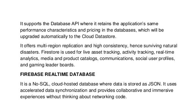 An Overview of All The Different Databases in Google Cloud | PPTX | Cloud Computing | Internet