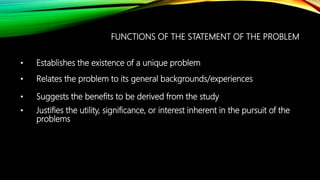 An overview of a research proposal | PPTX