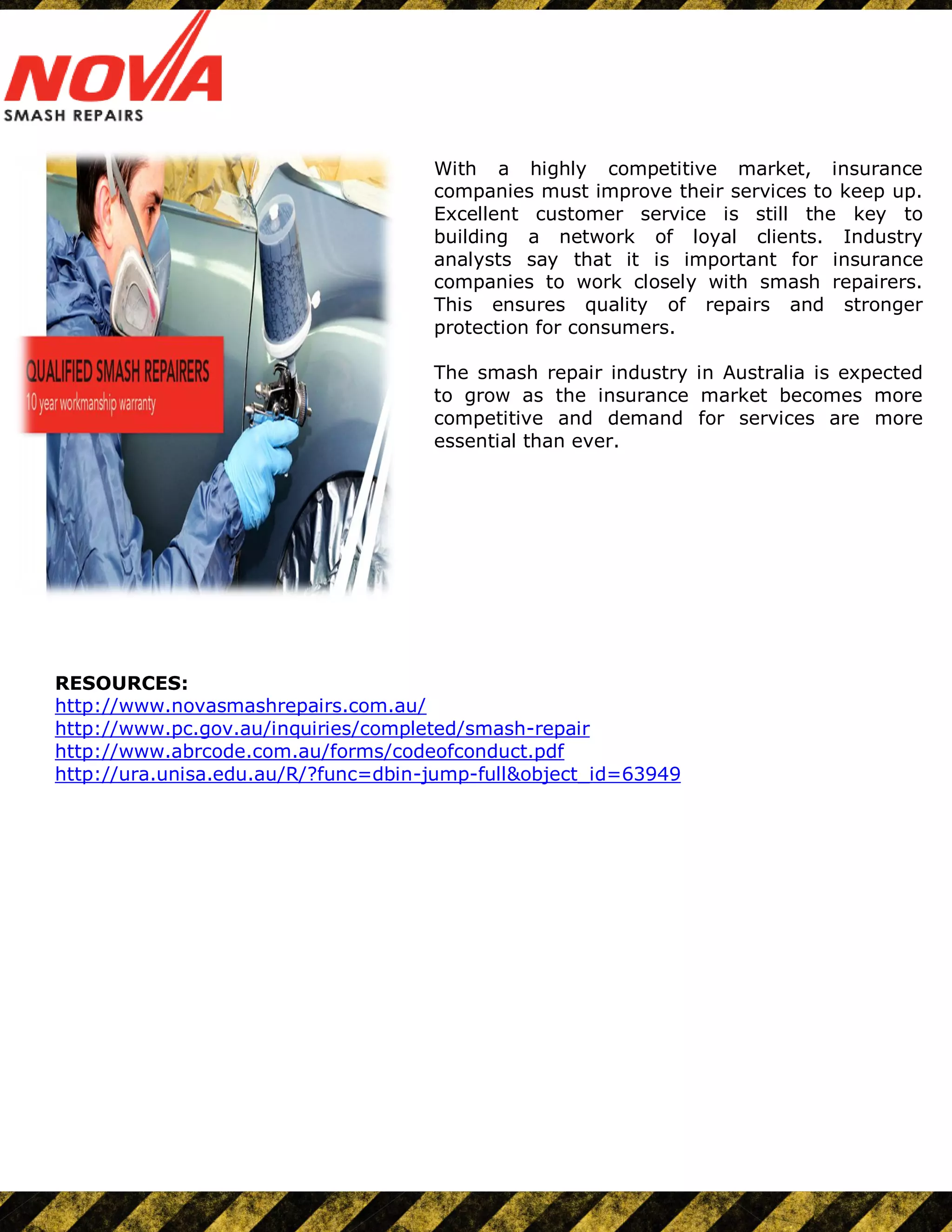 An Overview of Australia's Smash Repair Industry | PDF | Motor ...