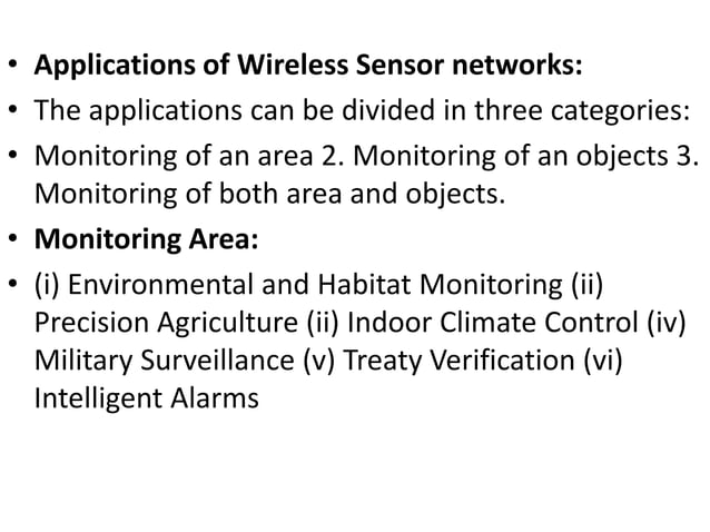 An overview of a wireless sensor network communication ppt | PPTX