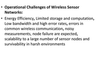 An overview of a wireless sensor network communication ppt | PPTX