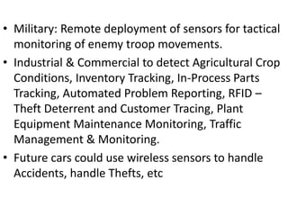 An overview of a wireless sensor network communication ppt | PPTX