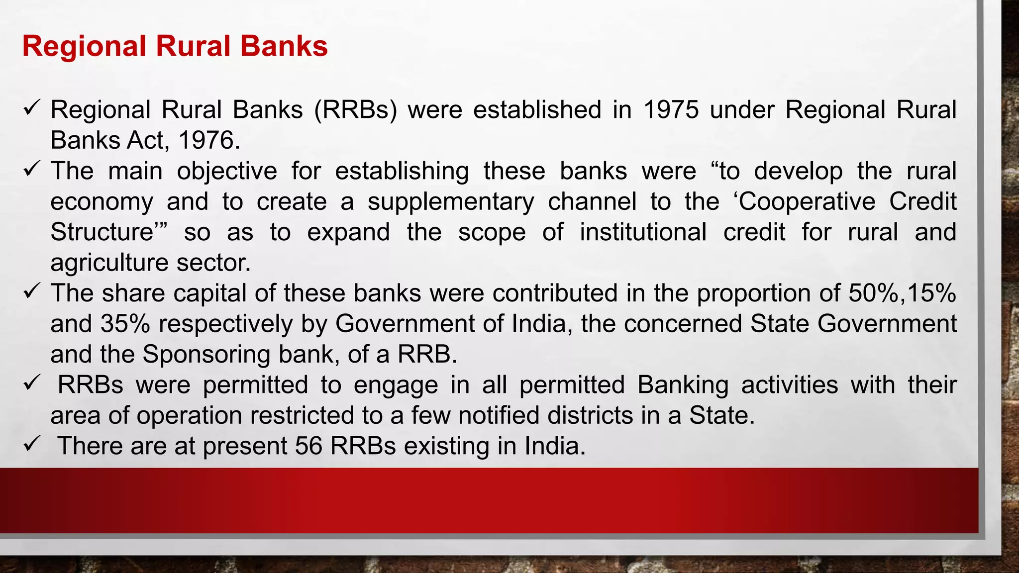 An overview of banking system | PPTX
