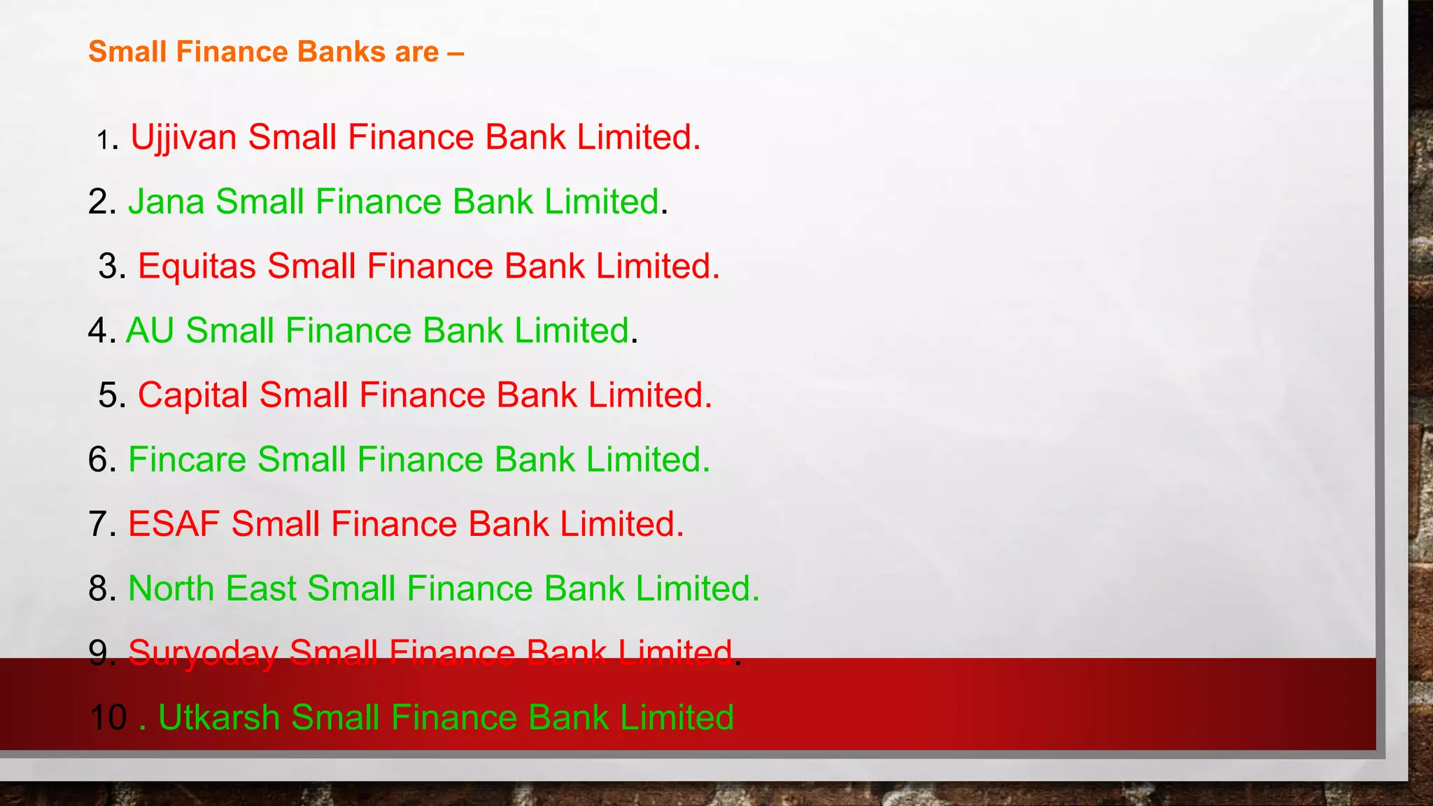 An overview of banking system | PPTX