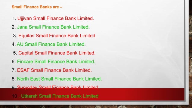 An overview of banking system | PPT